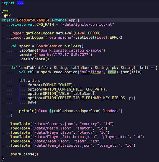 Apache Ignite + Apache Spark Data Frames: вместе веселее