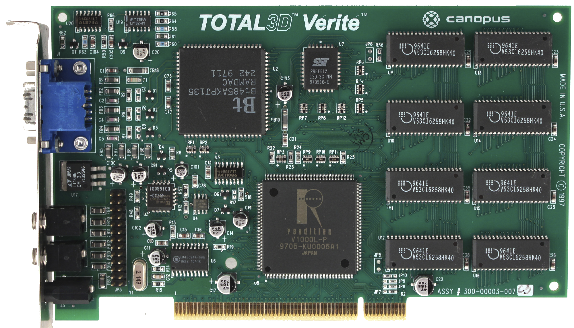 История первого GPU: Rendition Vérité 1000